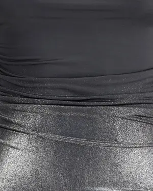 DIESEL® T-rey Drawstring Jersey Top - Gray