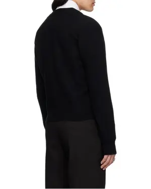 We11Done V-neck Button-up Jumper With Front Pockets