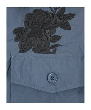 P.a.r.o.s.h Floral Embroidered Shirt