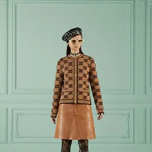 Gucci Gg Jacquard Button-up Cardigan