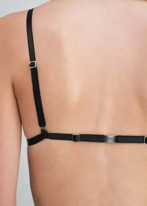 TOTEME Satin Triangle Cup Bralette