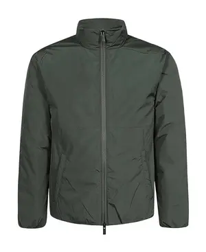Pyrenex Long Sleeve Zip-up Jacket With Stand Collar