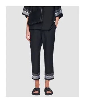 JOSEPH Tottenham Cotton Blend Trousers