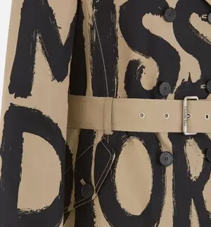 Dior Double-breasted Belted Coat