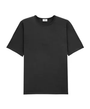 Saint Laurent Logo Embroidered Crewneck T-shirt