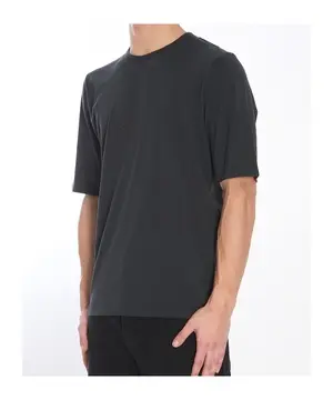 Saint Laurent Logo Embroidered Crewneck T-shirt