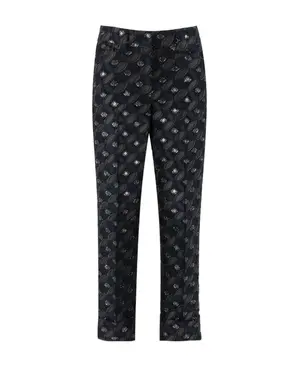 Fabiana Filippi Embellished Cropped Trousers