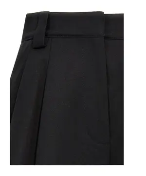 Alexander Wang High-waisted Flared Shorts - Black