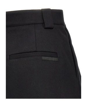 Alexander Wang High-waisted Flared Shorts - Black