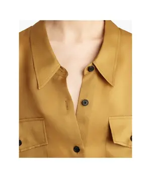 Khaite Matteo Long-sleeved Blouse - Brown