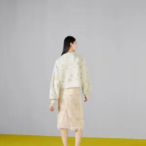 Gucci Floral Embroidered Cotton Sweatshirt