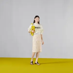 Gucci Floral Embroidered Cotton Sweatshirt