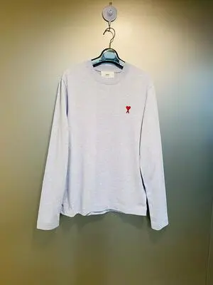 Ami Logo Long-sleeved T-shirt