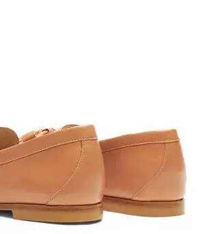 STUART WEITZMAN Tassel Detail Loafers - Tan