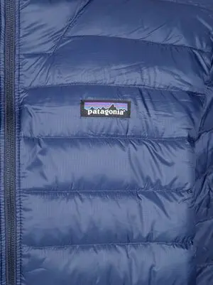 Patagonia Quilted Zip-front Down Jacket - Blue