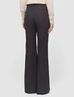 JOSEPH Tafira Stretch-gabardine Straight-leg Pants - Black