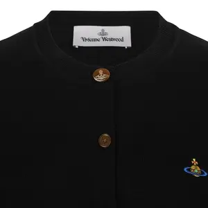 VIVIENNE WESTWOOD Orb Embroidered Buttoned Cardigan