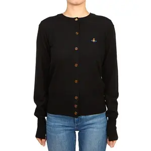 VIVIENNE WESTWOOD Orb Embroidered Buttoned Cardigan