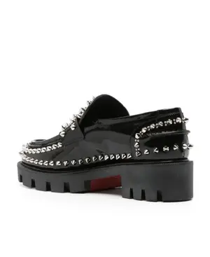 CHRISTIAN LOUBOUTIN Riveted Love Loafers