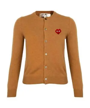 Play Comme Des Garcon Logo Cardigan - No