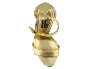 Dolce & Gabbana Baroque Dg Heel Sandals - Nude