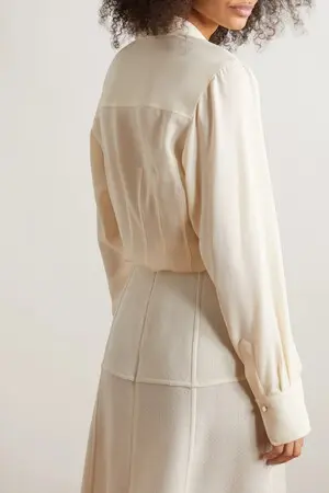 Chloé Stitching Detailed Long-sleeved Shirt