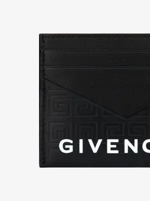 Givenchy Logo Printed Card Holder - Black