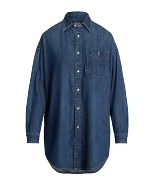 Women's Big Pocket Denim Shirts