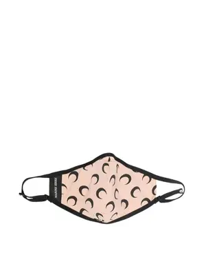 MARINE SERRE Moon Print Face Mask - Pink
