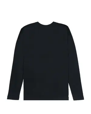 Emporio Armani Dark Gray Logo Long-sleeved T-shirt