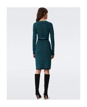 Diane Von Furstenberg Polka Dot Wrap Dress