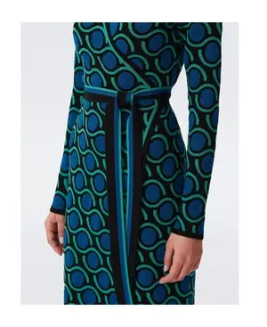 Diane Von Furstenberg Polka Dot Wrap Dress