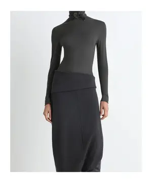 LEMAIRE Long Sleeve Top With Integrated Scarf