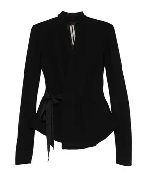 Rick Owens Wrapped Jacket - Black