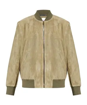 Paul Smith Zip-up Bomber Jacket - Nude
