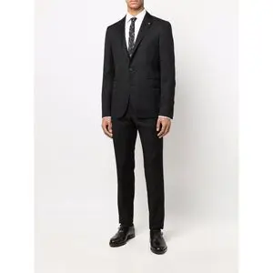Tagliatore Long-sleeved Suit - Black