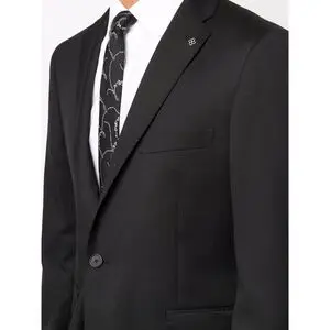 Tagliatore Long-sleeved Suit - Black