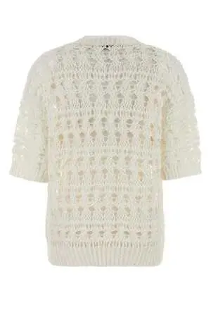 Brunello Cucinelli Textured Cropped Jumper