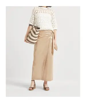 Brunello Cucinelli Textured Cropped Jumper