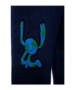 Stella McCartney Five-pocket Jeans With Cartoon Pattern