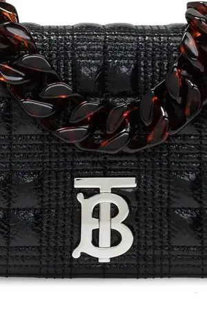 Burberry Small Quilted Lola Shoulder Bag - Black