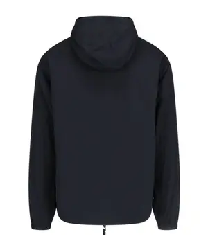 Burberry Logo Printed Zip-up Hoodie