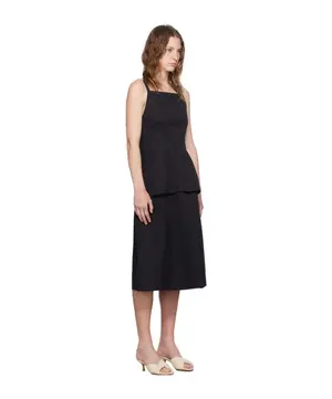 JIL SANDER Square Neck Sleeveless Dress