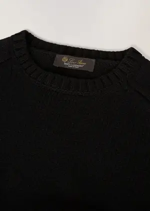 Loro Piana Crewneck Jumper With Rib Knitting