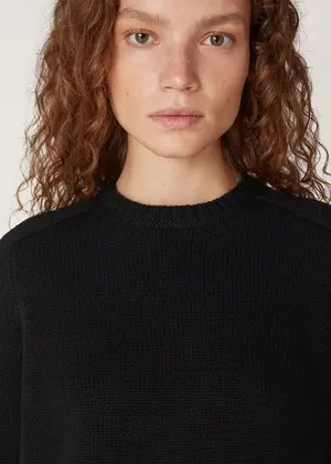 Loro Piana Crewneck Jumper With Rib Knitting