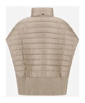 Herno Sleeveless Zip-front Vest With High Collar