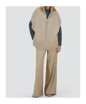 Herno Sleeveless Zip-front Vest With High Collar