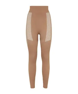 Fendi Logo Detailed High-waisted Leggings - No