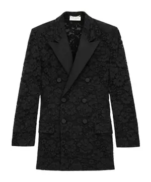 Saint Laurent Double-breasted Tuxedo Jacket