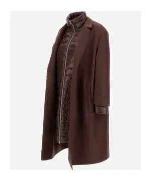 Herno Double Layered Coat - Red